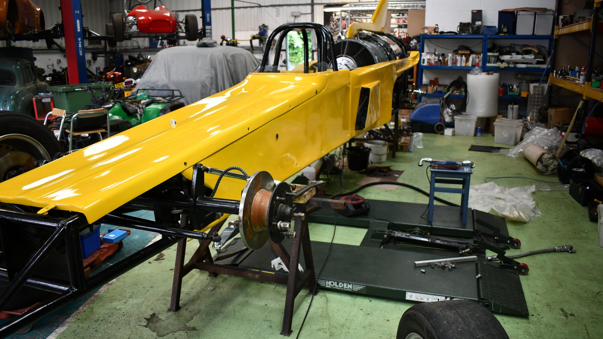 History and Restoration – Vampire Jet Car